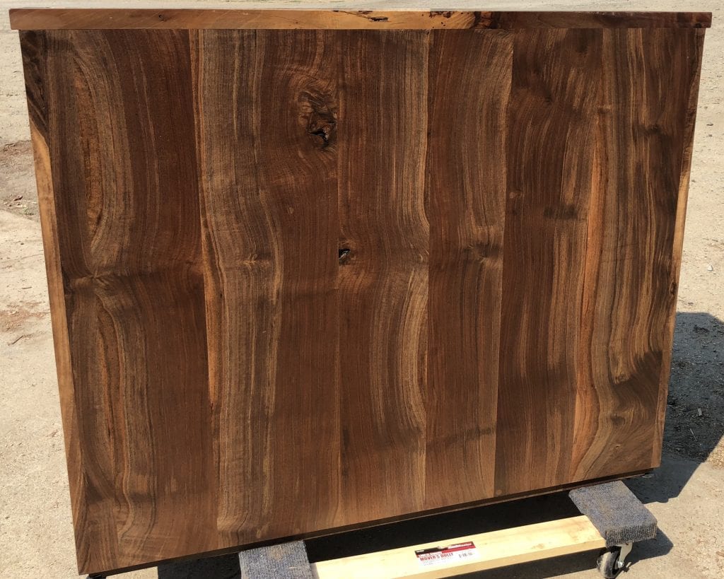 Custom Claro Walnut Buffet Cabinet