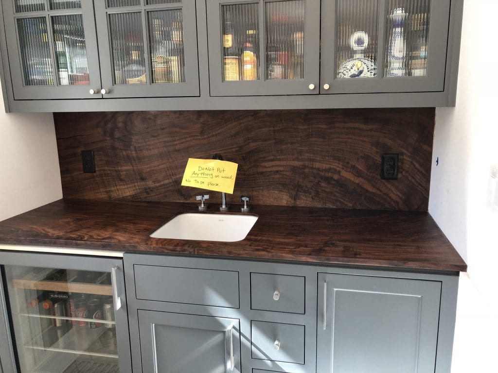 Custom Claro Walnut Countertops for a Fabulous home in Sacramento ...