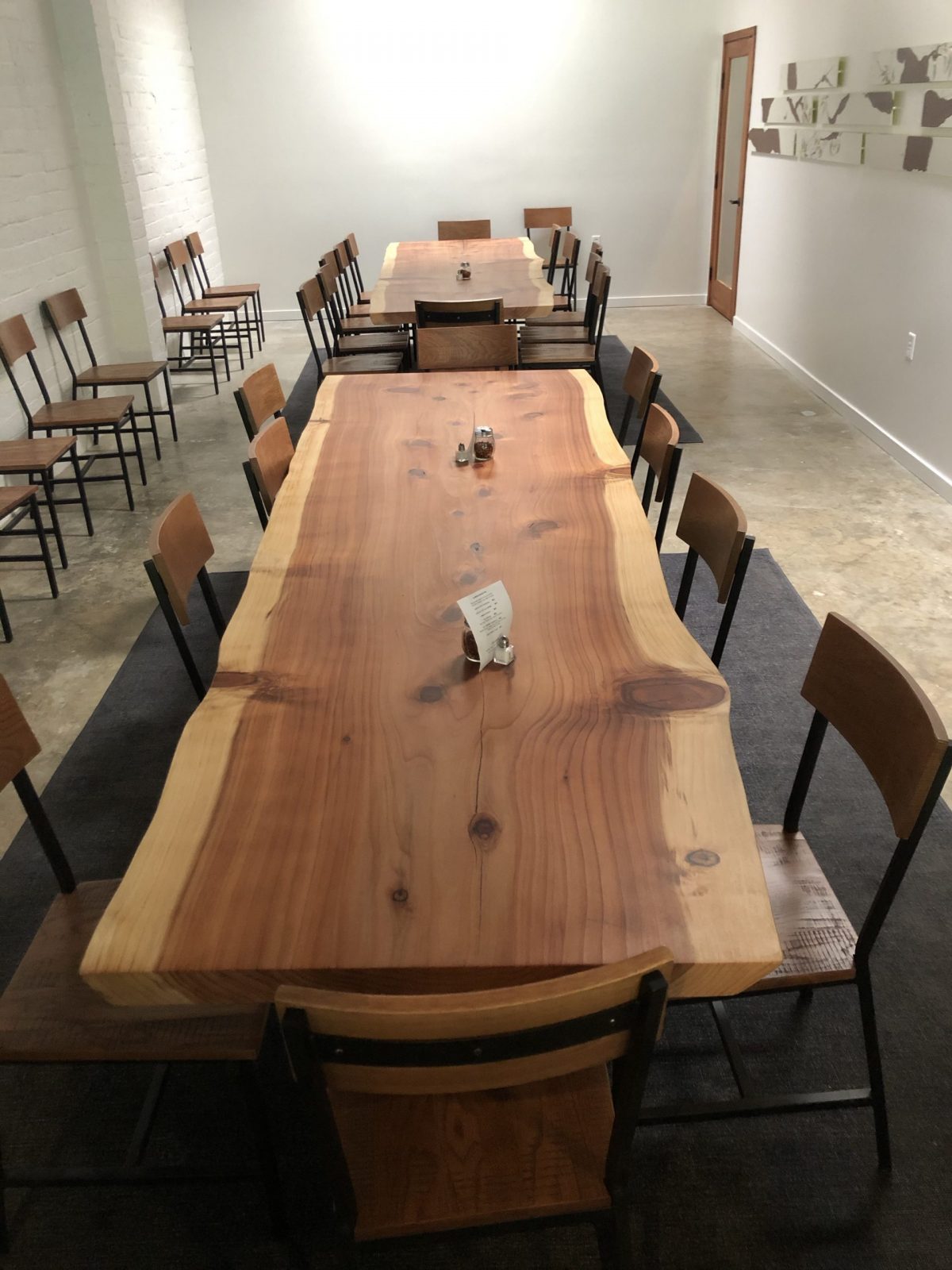 2 Beautiful Live Edge Redwood Table Tops for a Local Pizzeria ...