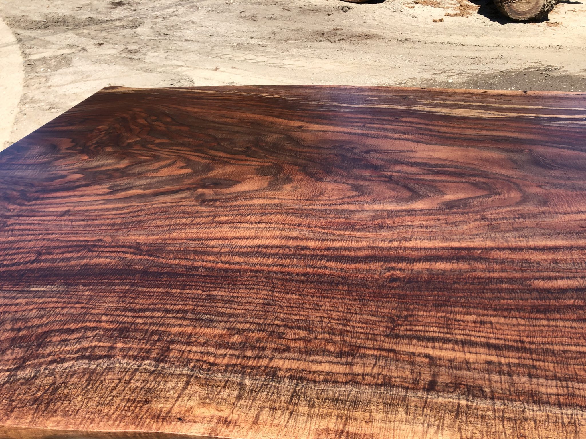 Custom 11′ Walnut Dining Table with 2 Matching Benches